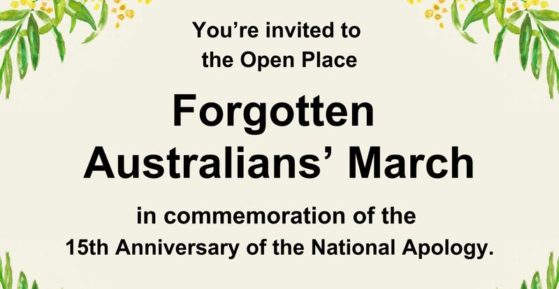 Open Place Forgotten Australians Anniversary March 241114 ...