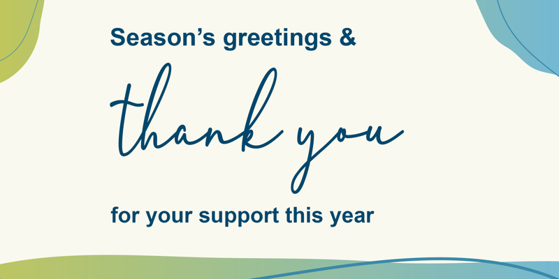 Seasons greetings and thank you for your support this year-231218 ...